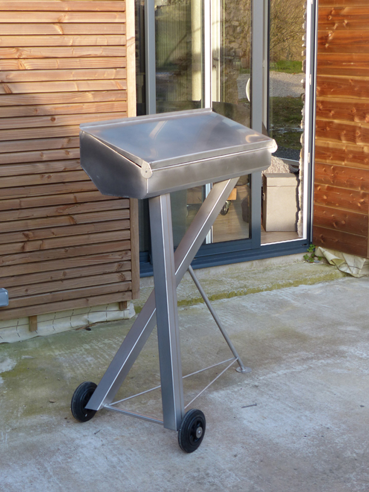 Barbecue design en inox | CS3I Métallerie